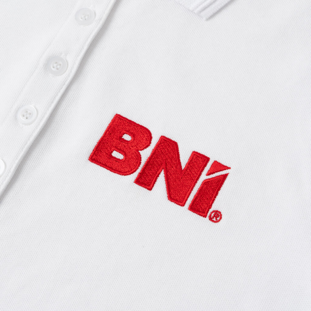 BNI Women's Polo White - BNI Euro Store